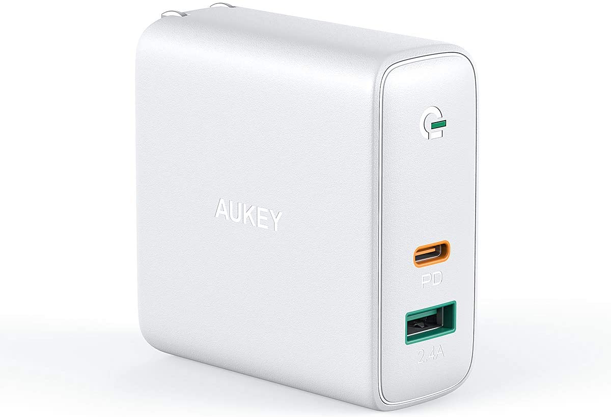 AUKEY ACアダプタ 60W出力 GaN採用 USB-A,USB-C PA-D3がタイムセール。 | 節約速報